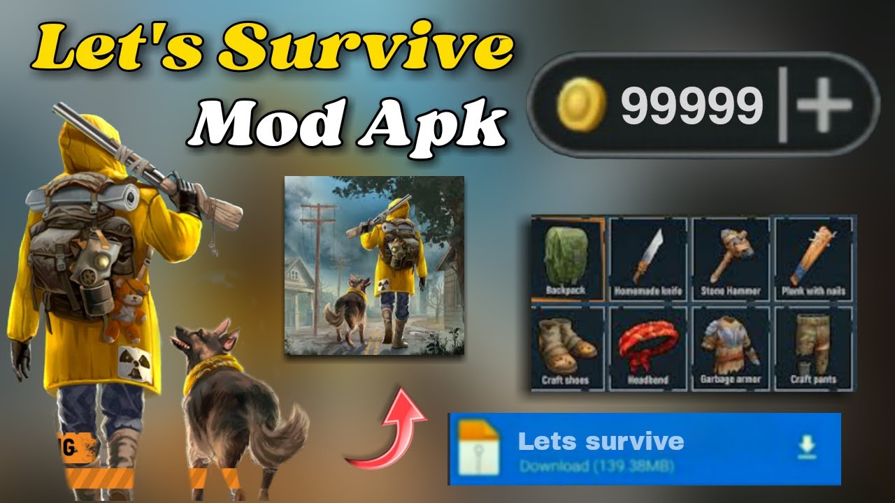 let's survive mod apk || let's survive mod apk unlimited money free ...