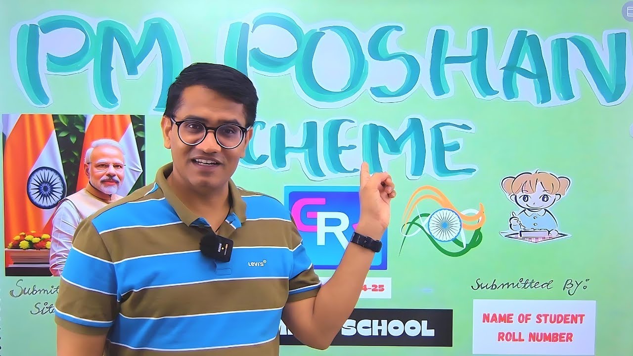 Economics project on PM poshan scheme | mid day meal scheme | Case ...