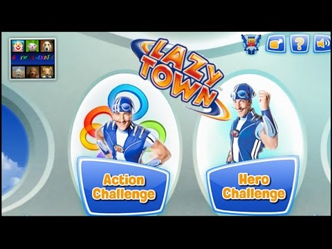 Sportacus - Lazy Town Hero Training (Hero Challenge) - YouTube