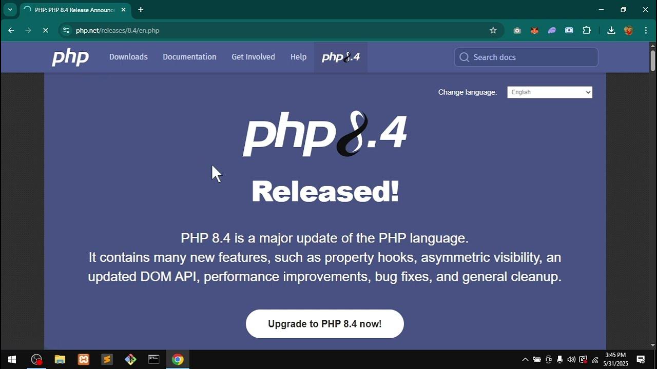 How to Install PHP 8.4.7 on Windows 7/8/10/11 - YouTube