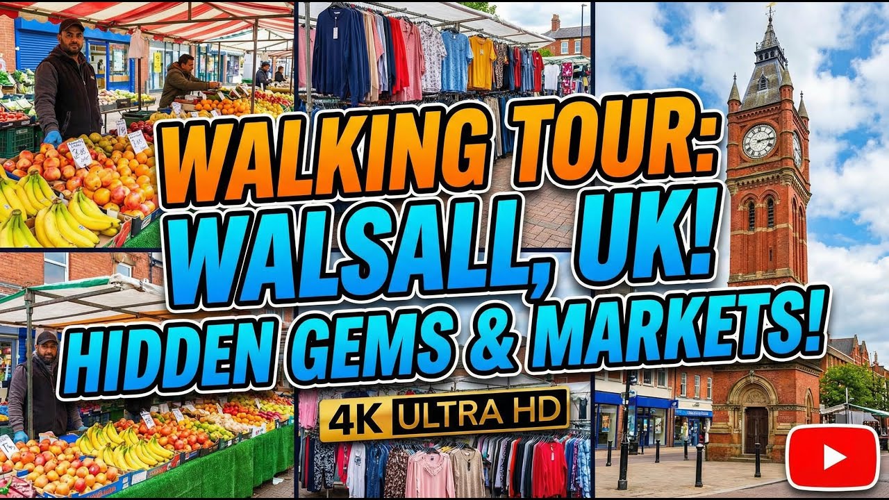 Explore Walsall With Me: Market Stalls, Shopping Streets & Town Centre ...