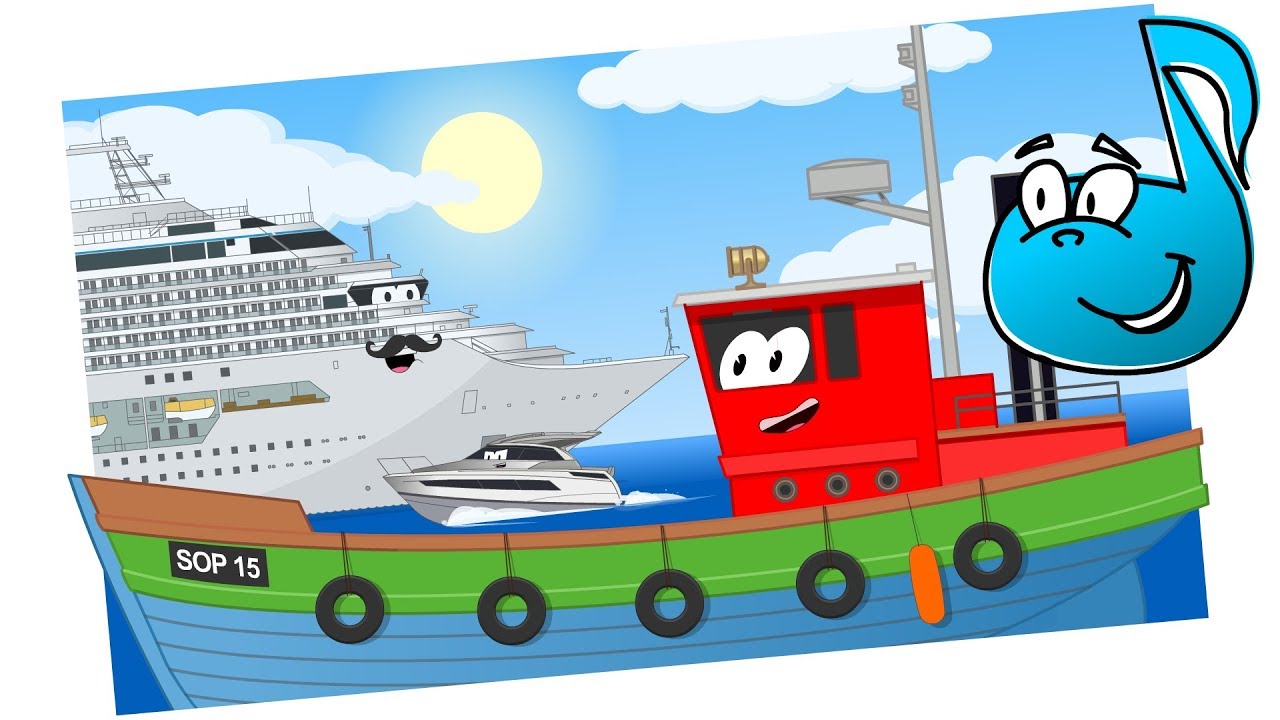 PŁYNĄ po wodzie STATKI || NutkoSfera || Piosenki DLA DZIECI || CeZik ...