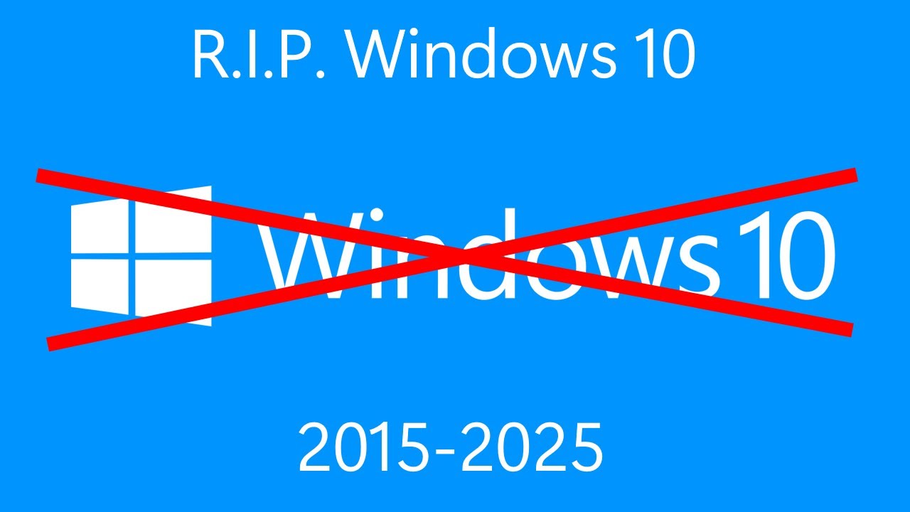 R.I.P. Windows 10 - YouTube