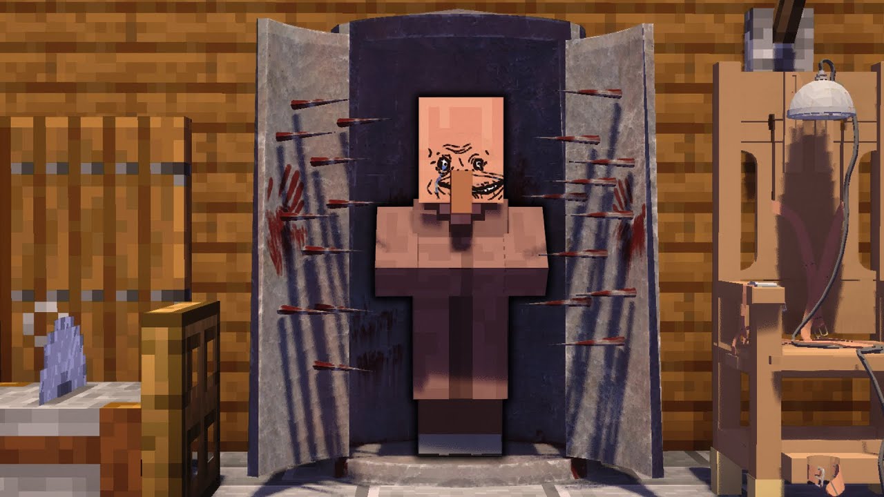 When Villagers Being Stubborn #minecraft #villager #grox - YouTube