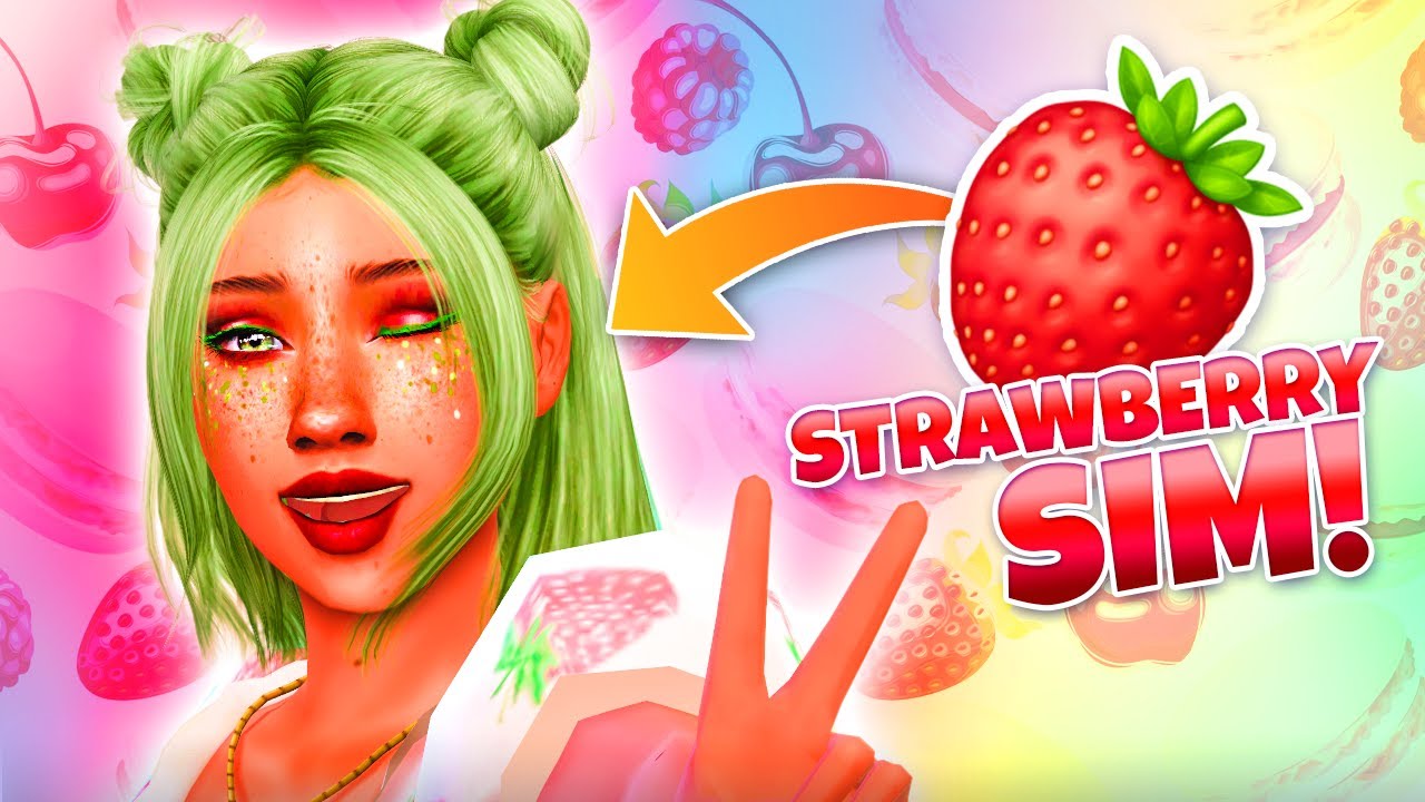 I made Sims based on FRUIT! 🍓🍇🍌 - YouTube