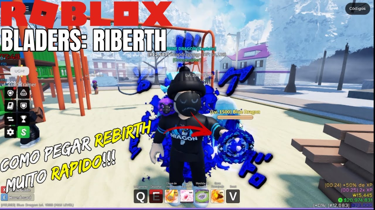 COMO DAR REBIRTH RAPIDO NO BLADERS: REBIRTH ROBLOX!!! - YouTube