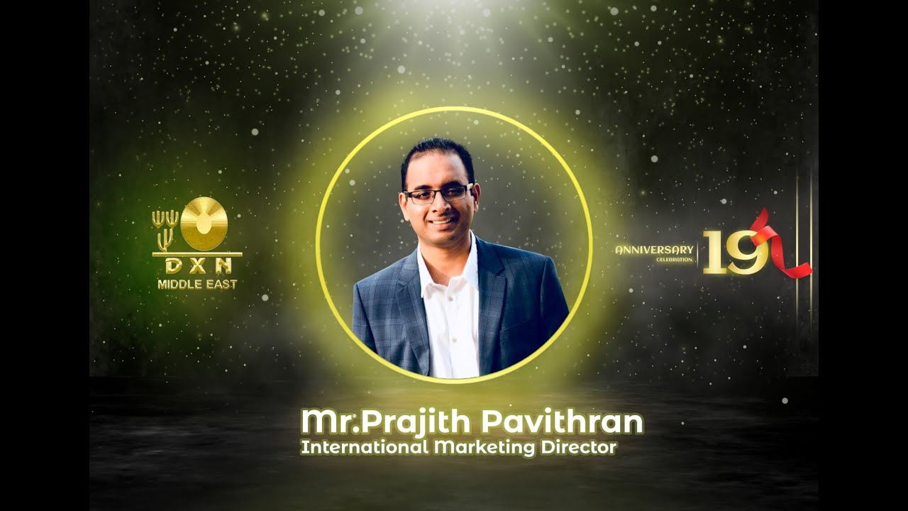 Mr. PRAJITH PAVITHRAN (International Marketing Director ) - YouTube