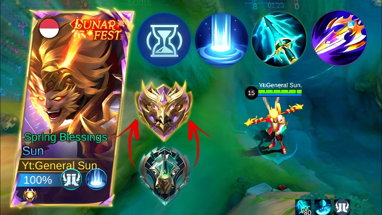 SUN BEST GUIDE TO RANK UP FASTER IN 2025 (recommended build and emblem ...