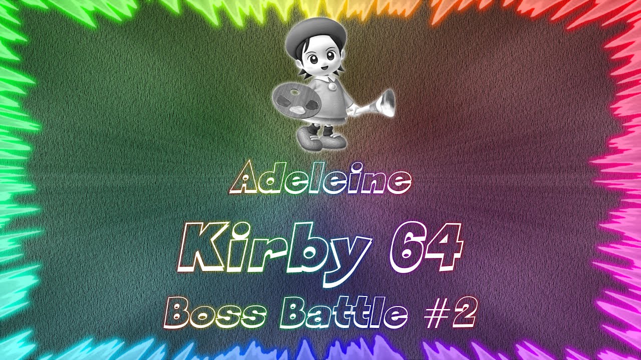 Kirby 64 The Crystal Shards ★ Perfect Boss Battle #2 • Adeleine - YouTube