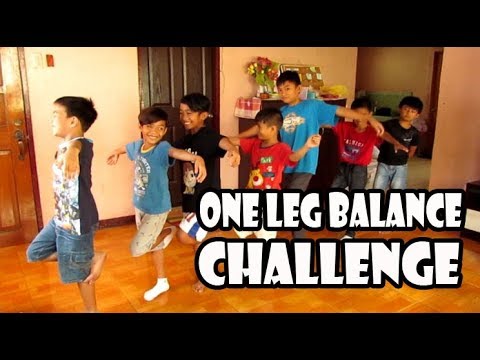 One Leg Balance Challenge !!! - YouTube
