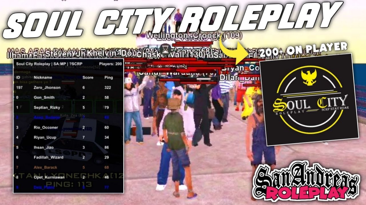 REVIEW SERVER GTA SAMP SOUL CITY ROLEPLAY || GTA SAMP INDONESIA - YouTube