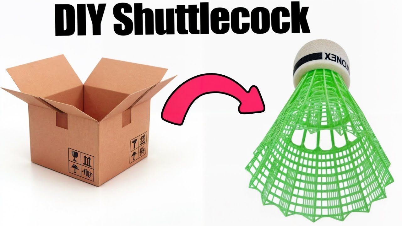 100% Working Badminton Crock | crock kaise banaen | how to make ...