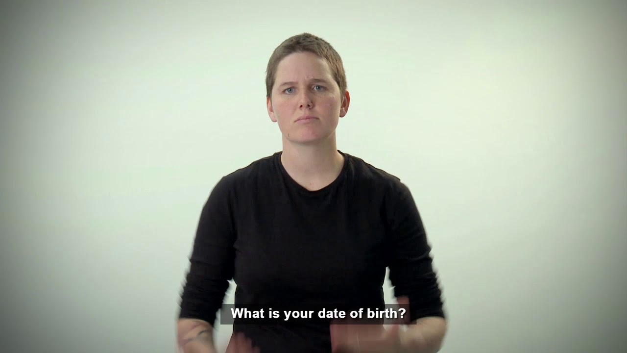 Date of Birth - Deaf Access - YouTube