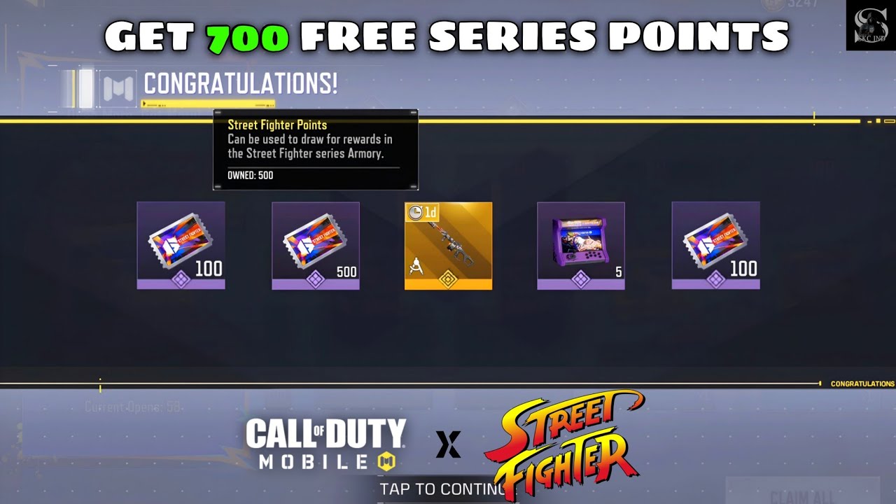 Get 700 Free Street Fighter Points For Now in COD MOBILE | CODM × ...