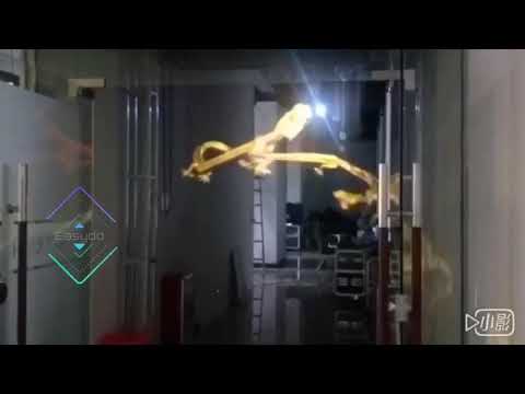 Easydo mist hologram, fog screen. - YouTube