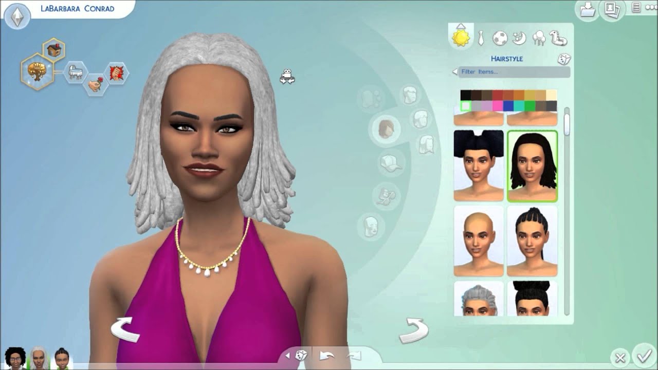 Sims 4 CC Showcase: Afrocentric Hairstyles - YouTube