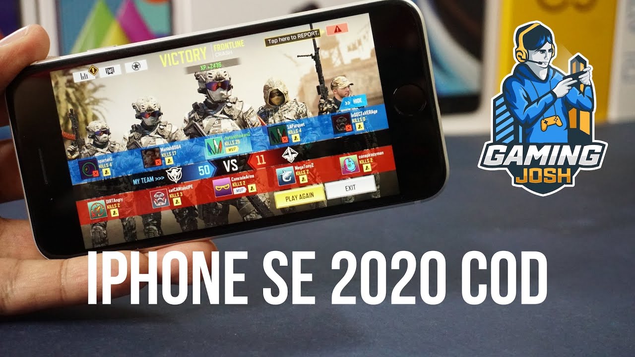 iPhone SE 2020 COD Mobile Gameplay - Best phone for COD Mobile ...