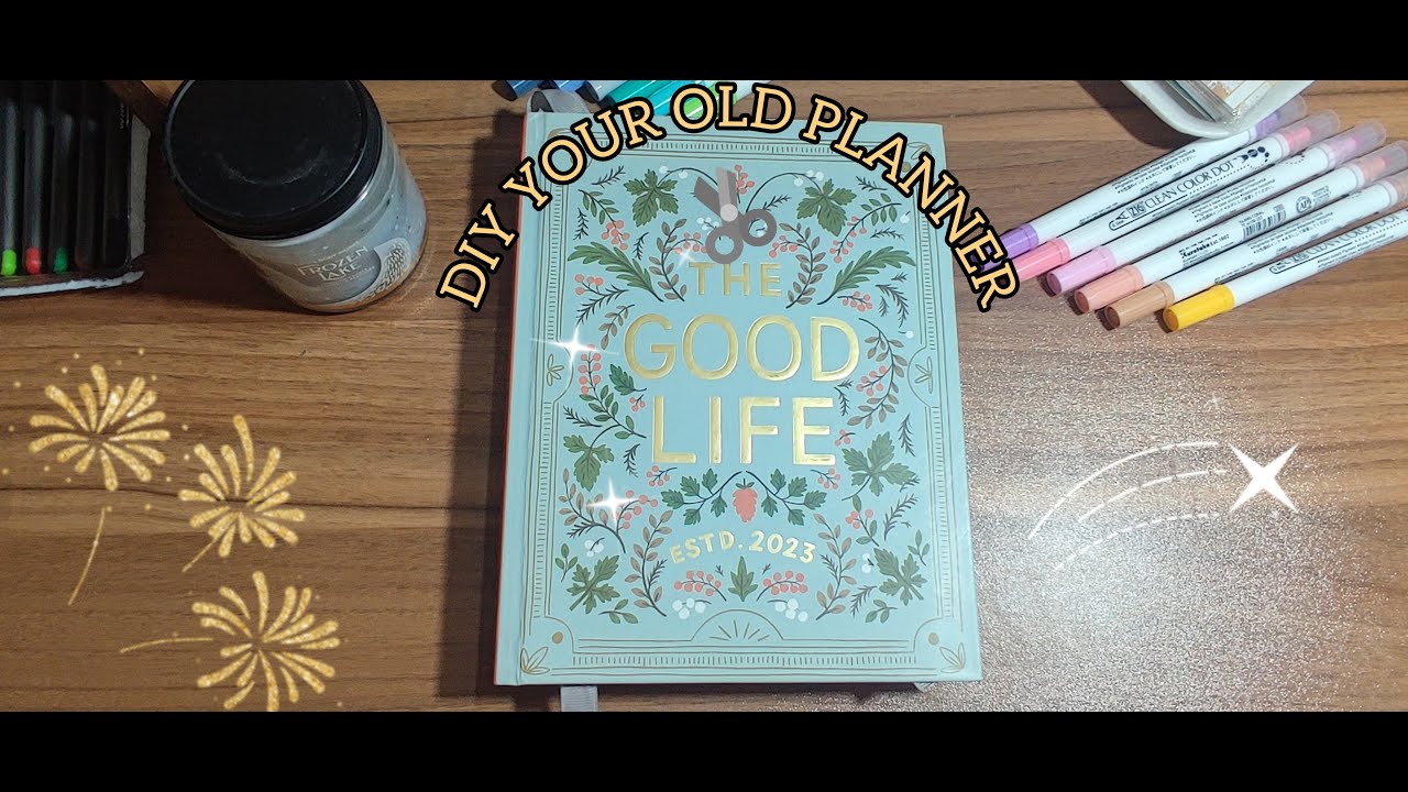 DIY Your Old Planner for the Current Year - YouTube