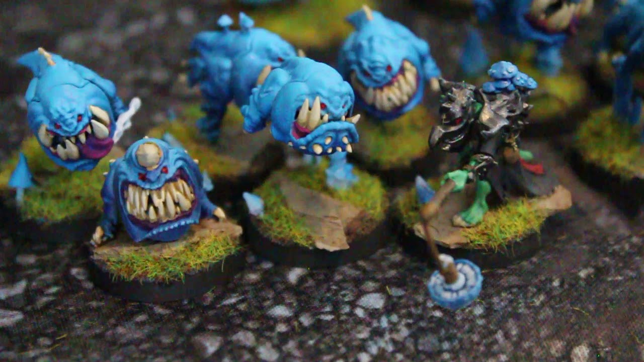 Gloomspite Gitz in Blue - YouTube