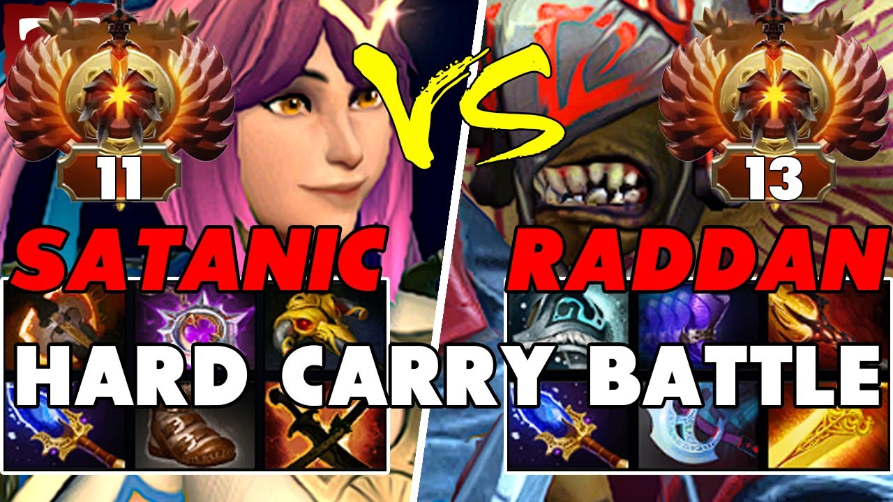 SATANIC (MARCI) vs RADDAN (BLOODSEEKER) - Epic Battle Of Hard Carry ...