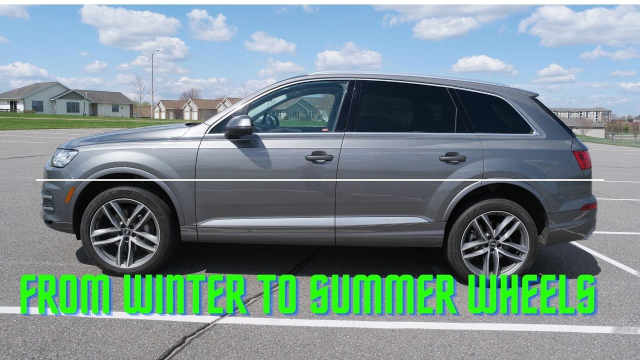 Audi 4M Q7 Winter and Summer Wheels - YouTube
