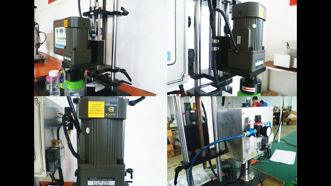 pneumatic capping machine plastic bottles capper equipment semi ...
