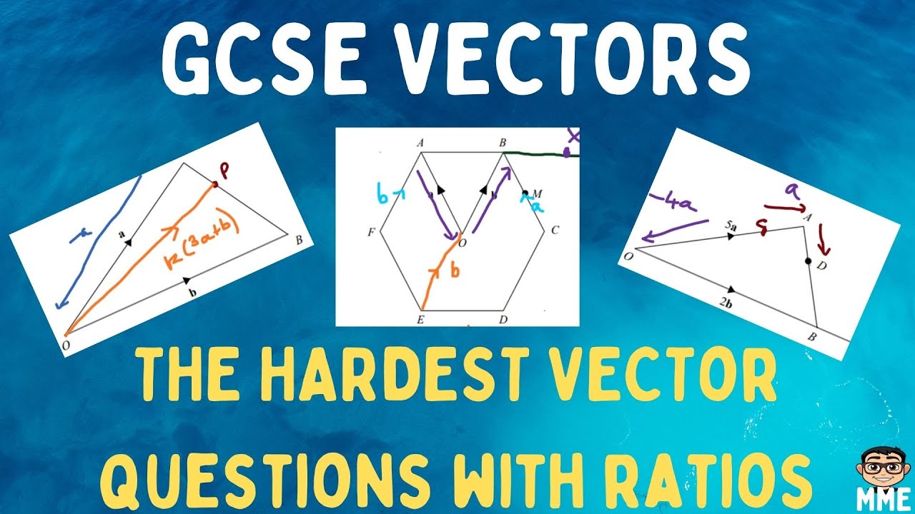 GCSE Vectors Grade 8/9 Questions With Ratios - YouTube