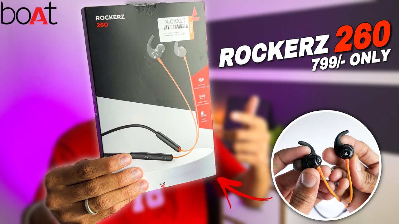 Best Collar Earphone Under 800rs🔥 - Boat Rockerz 260 - YouTube