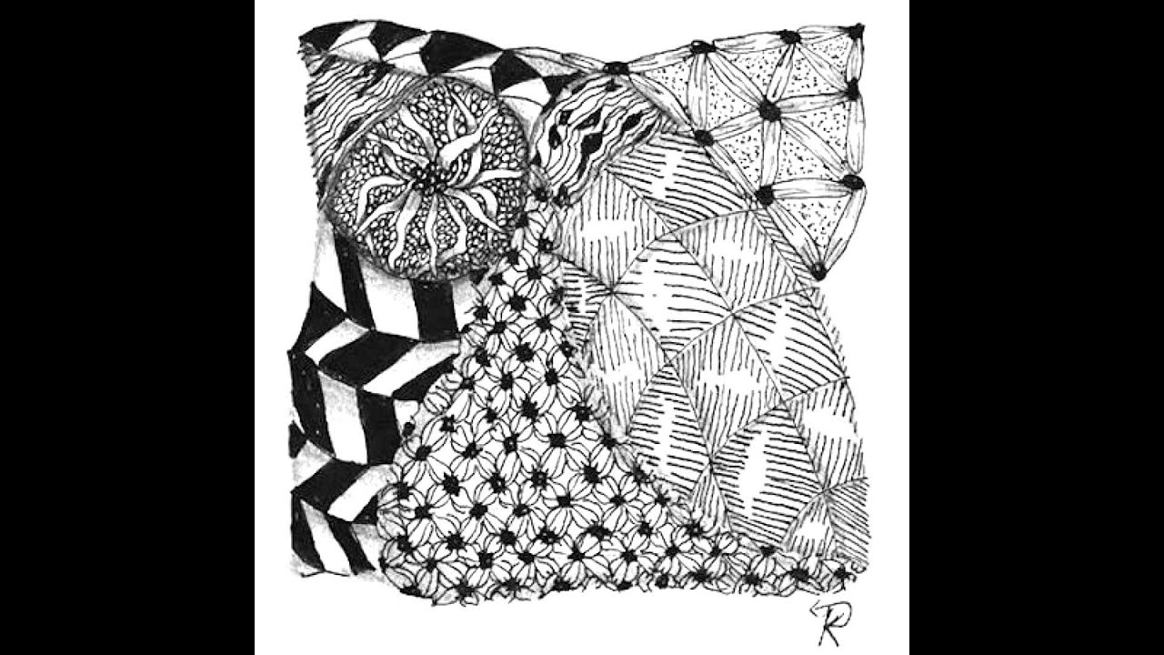 Weekly Zentangle® Tangle Video-YINCUT-April 27-May 3, 2015 - YouTube