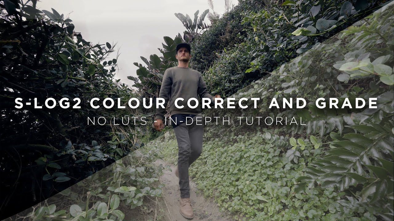S-Log2 Colour Correction and Grade Tutorial (No Luts) - YouTube