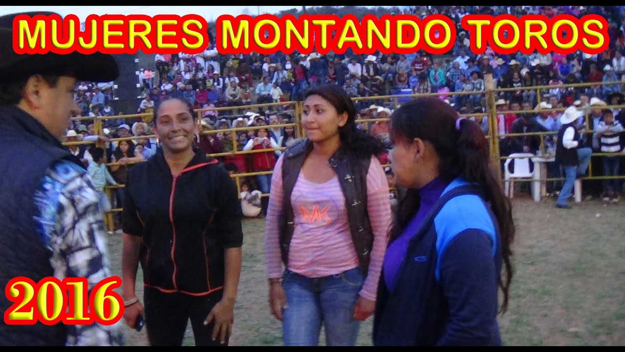 ESTAS MUJERES SE ANIMARON A MONTAR UN TORO DE REPARO!! EN JARIPEO ...