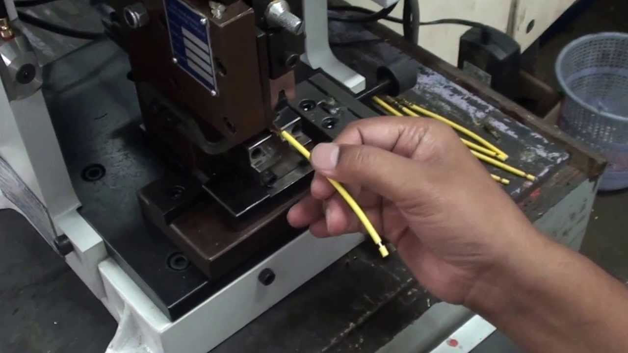 Gear transmission crimping machine with Crimp Force Monitor (HF-2000 ...