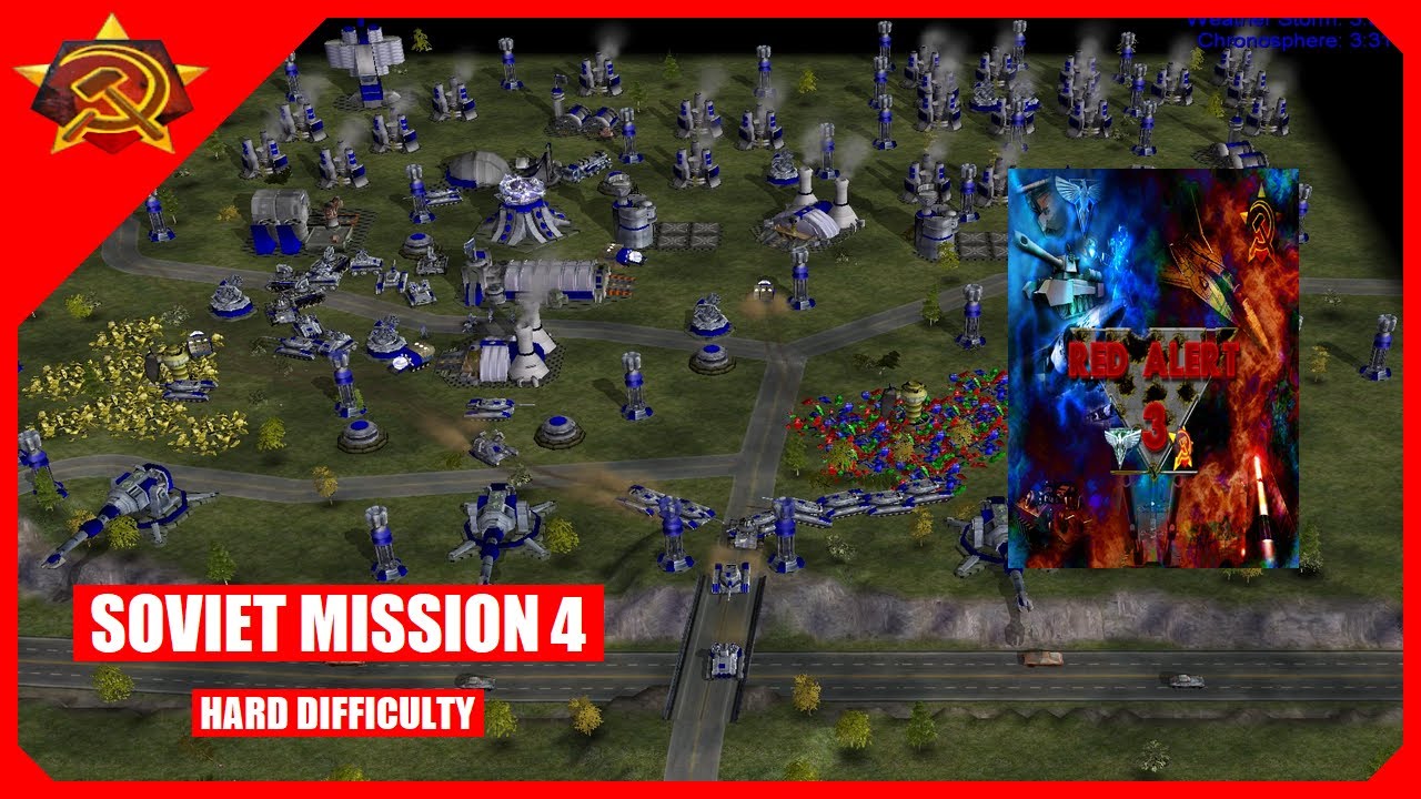 C&C: Red Alert 3: The Third War - Soviet Mission 4: Peace Restoration [Hard / Patch 1.02] 4K ...