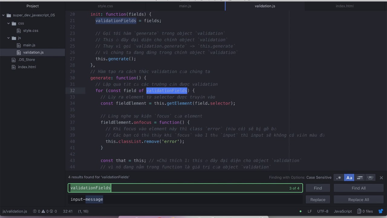 [Form validation - Javascript] Một cách làm chức năng Validation form ...