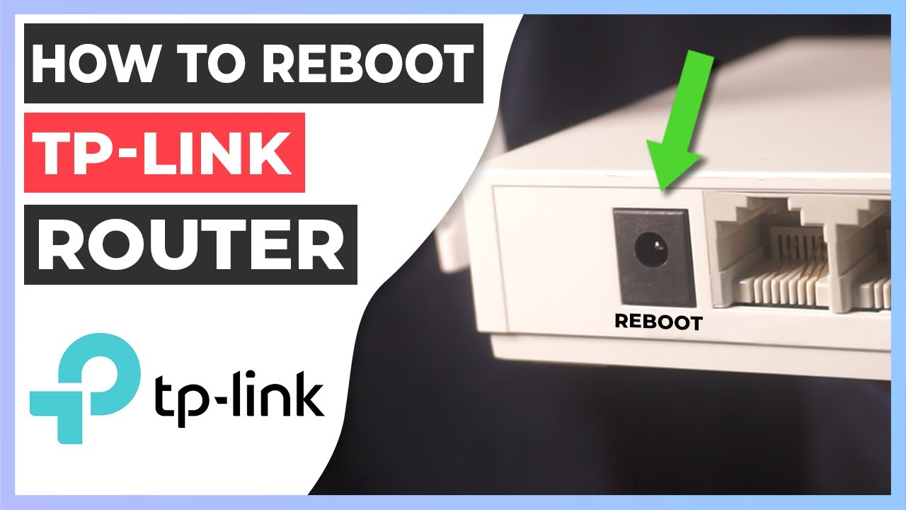 🔄 How to Reboot TP-Link router - YouTube