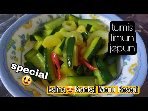 Resepi Masak Tumis Timun Jepun | Resepi Timun Jarang Jumpa 👍👍 - YouTube