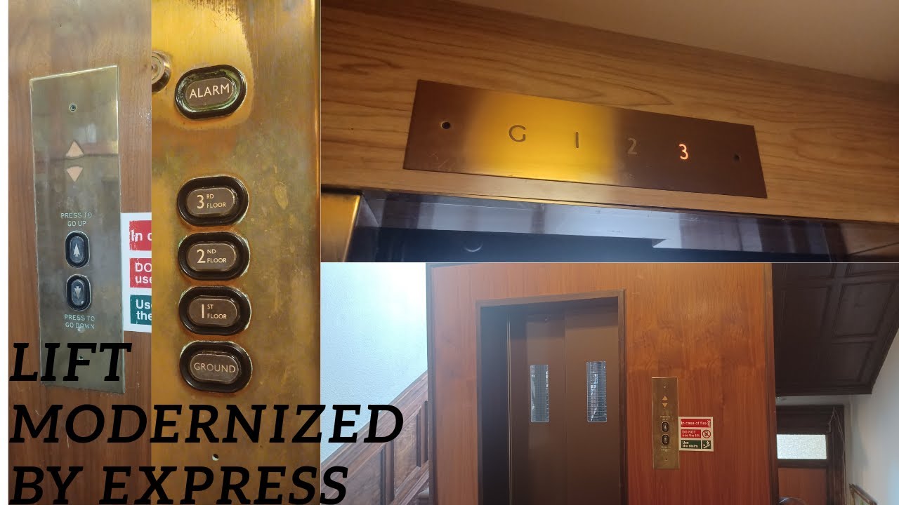 Old lift modernized by Express - YouTube