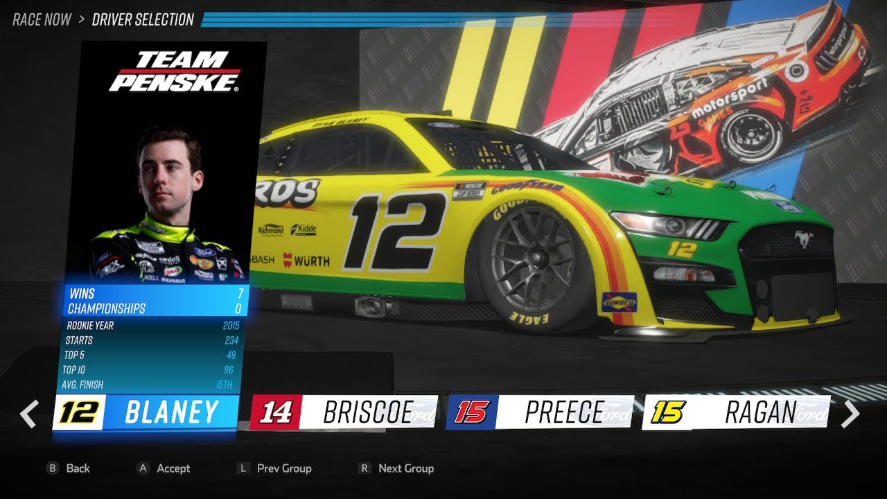 NASCAR Rivals - Ryan Blaney at Bristol Dirt (Libman) - YouTube