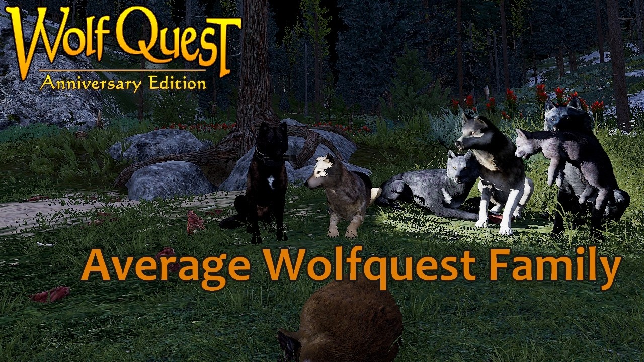 Wolfquest AE - Saga Multiplayer: Waffles and Pack fun in Slough Creek ...