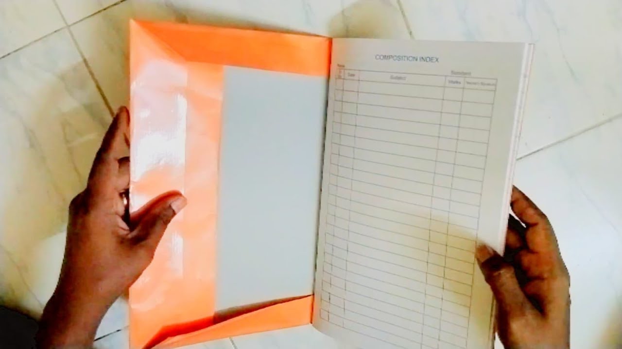 Brown sheet binding with short technique. - YouTube