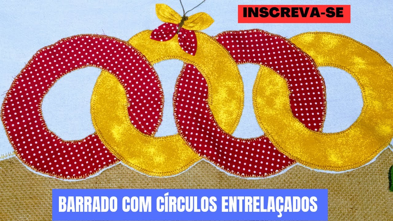 Barrado de Recorte com Círculos Entrelaçados - YouTube