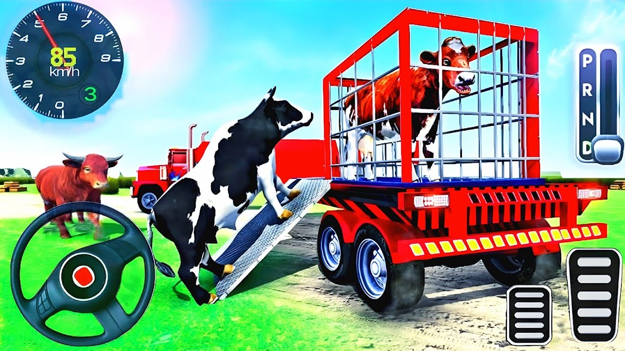 Farm Animal Transport Truck Driving - Wild Animals Transport Truck ...