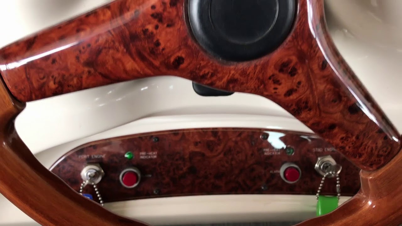 Cummins Marine Diesel Engine Startup and Bow Thruster Demo - YouTube