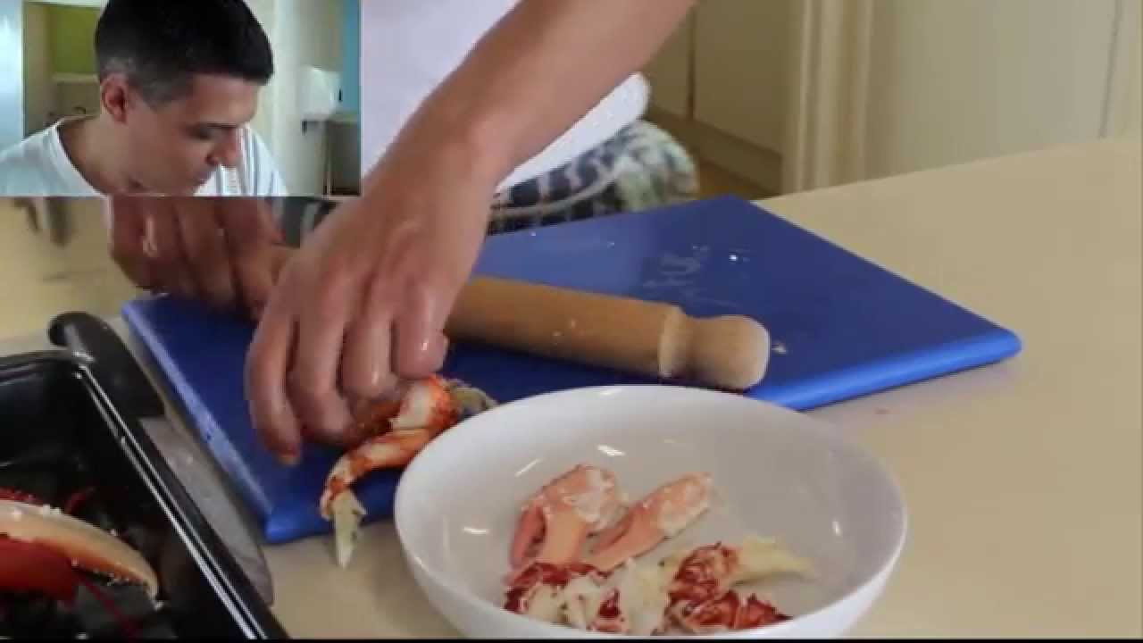Cooking and Preparing Lobster - YouTube