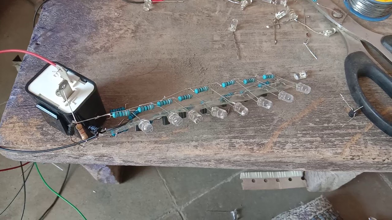 Running led tanpa ic by momon ae - YouTube