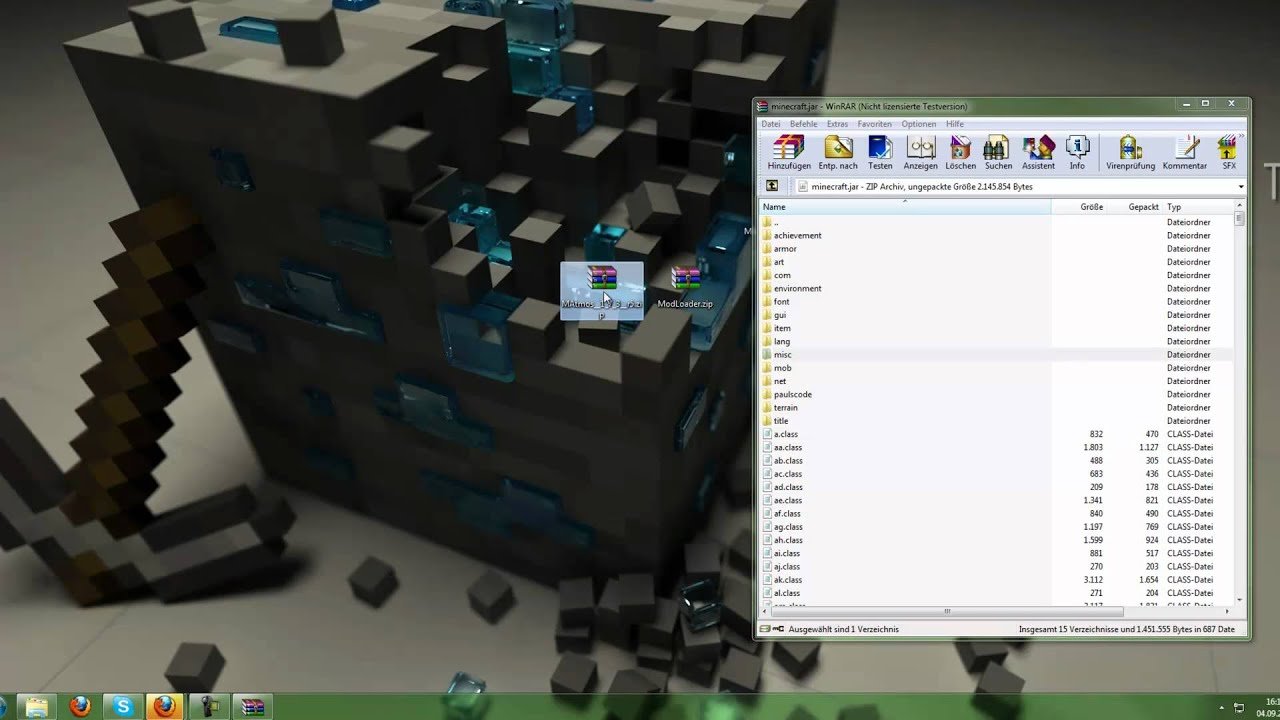 [How To] Minecraft Beta 1.8.1 MAtmos Mod Tutorial - YouTube