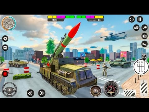 Rocket Attack Missile Truck 3D Game | Army Camp Attack Missile And ...
