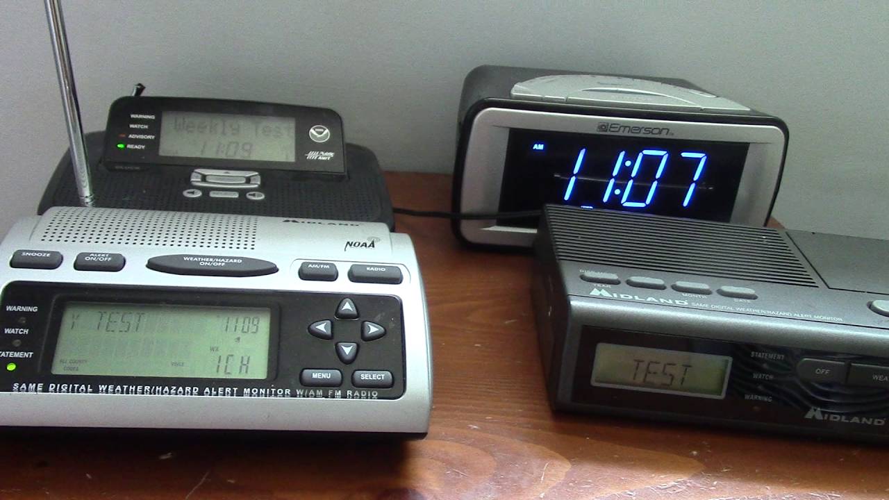 NOAA Weather Radio EAS #343: Required Weekly Test - YouTube