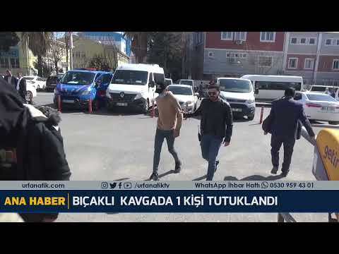 Bıçaklı kavgada 1 kişi tutuklandı
