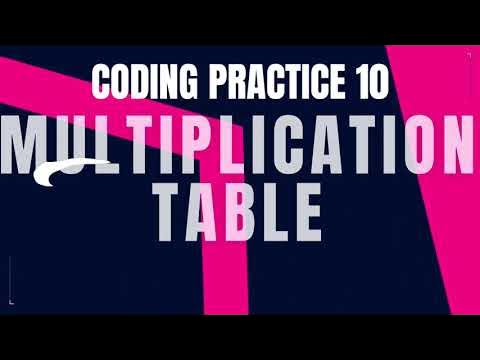 Multiplication Table | Coding Practice 10 | Python Coding Tips Tricks | Nxtwave ccbp 4.0 ...